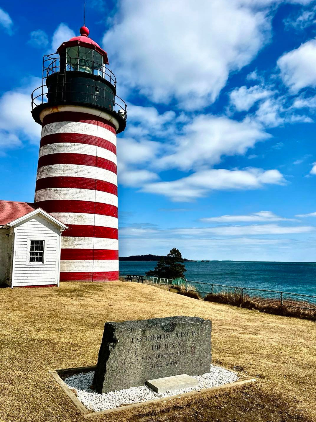 Beautiful West Quoddy Lighthouse – the Easternmost Point in the USA ...